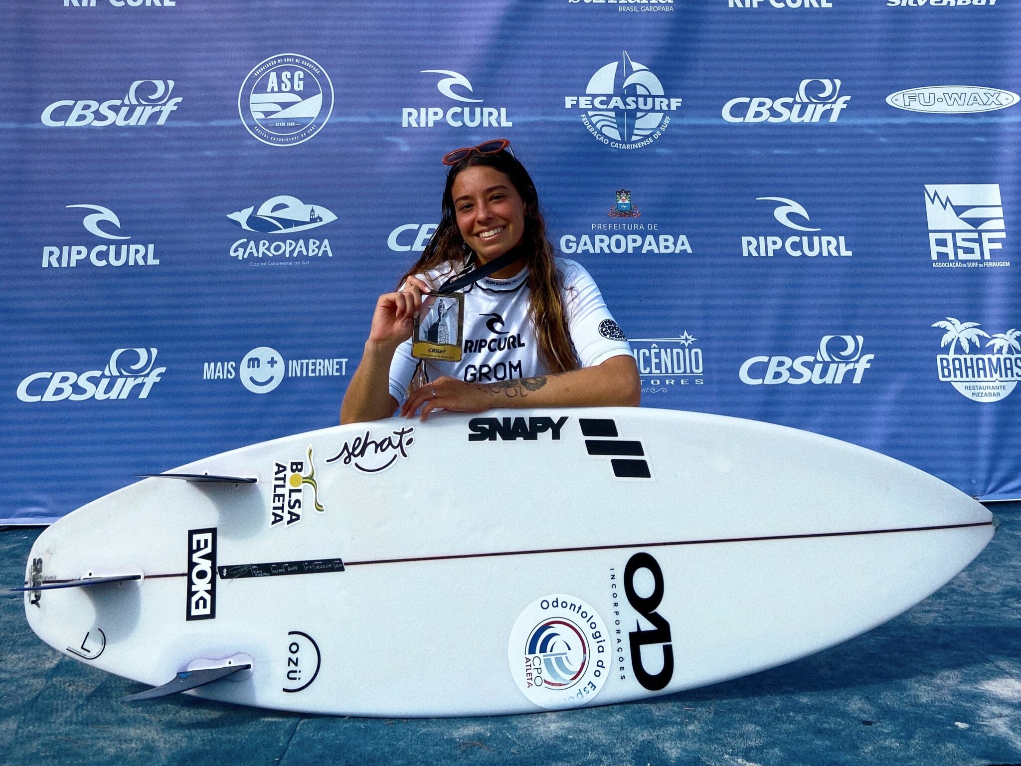 KIANY HYAKUTAKE É BICAMPEÃ BRASILEIRA - Snapy Surfboards